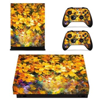 Xbox One X Skin Sticker Vinyl Decal - The Wooden Board - ConsoleSkins.co