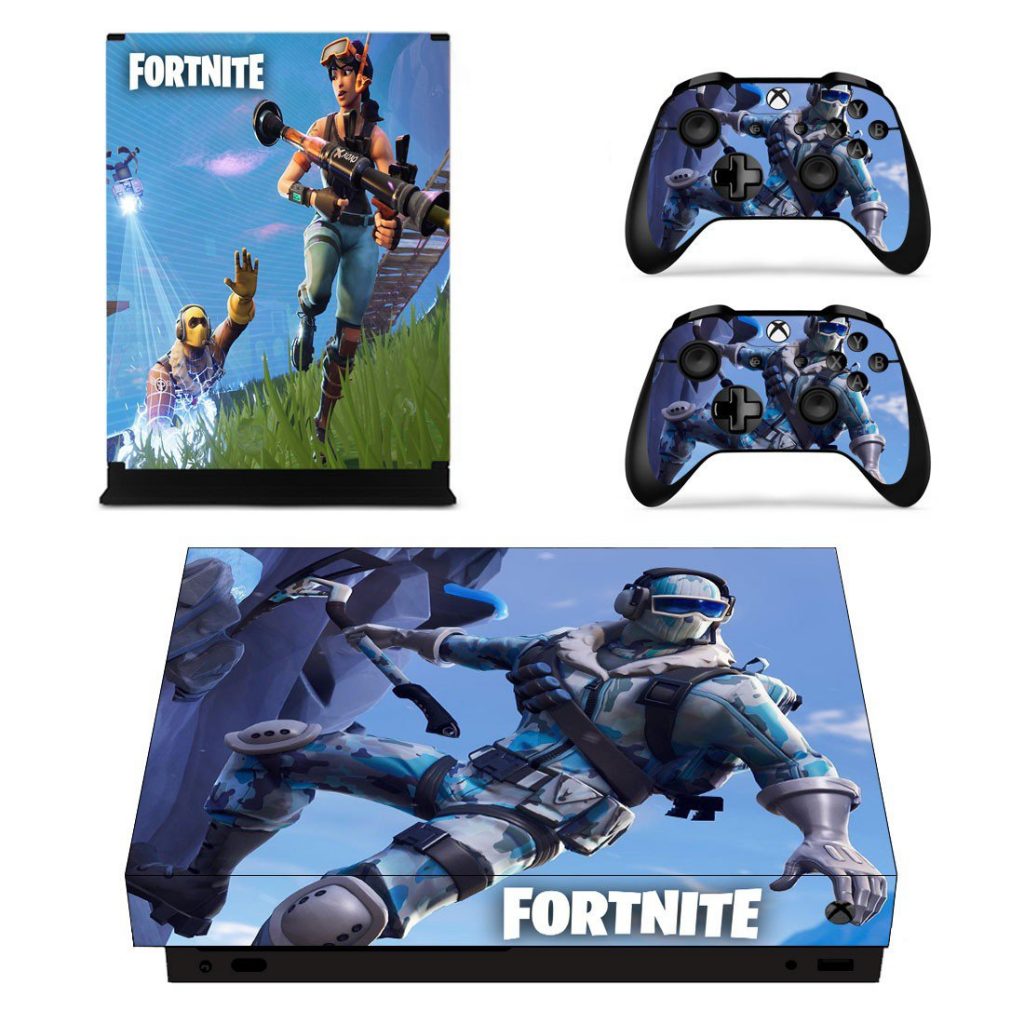 Fortnite Skin Sticker Decal for Xbox One X Design 10 - ConsoleSkins.co
