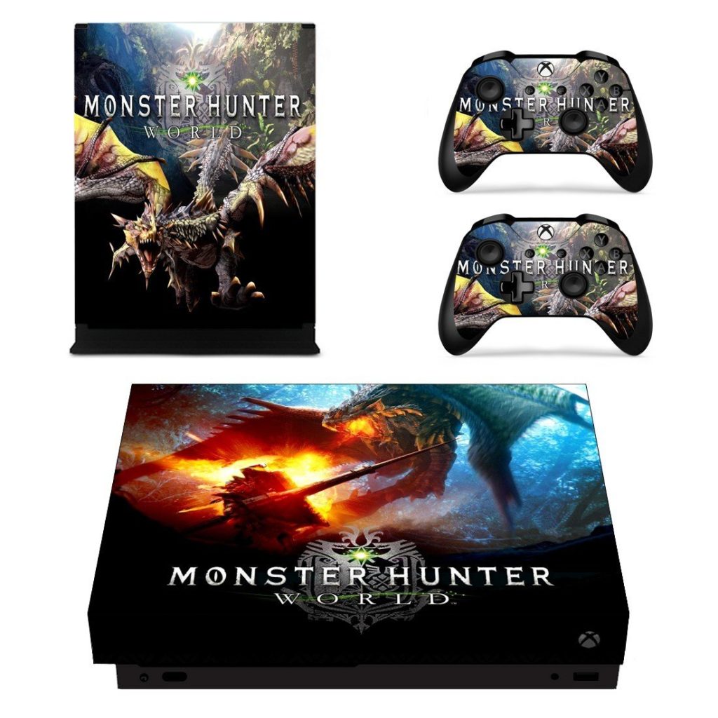 Monster Hunter World Skin Sticker Decal for Xbox One X and Controllers ...