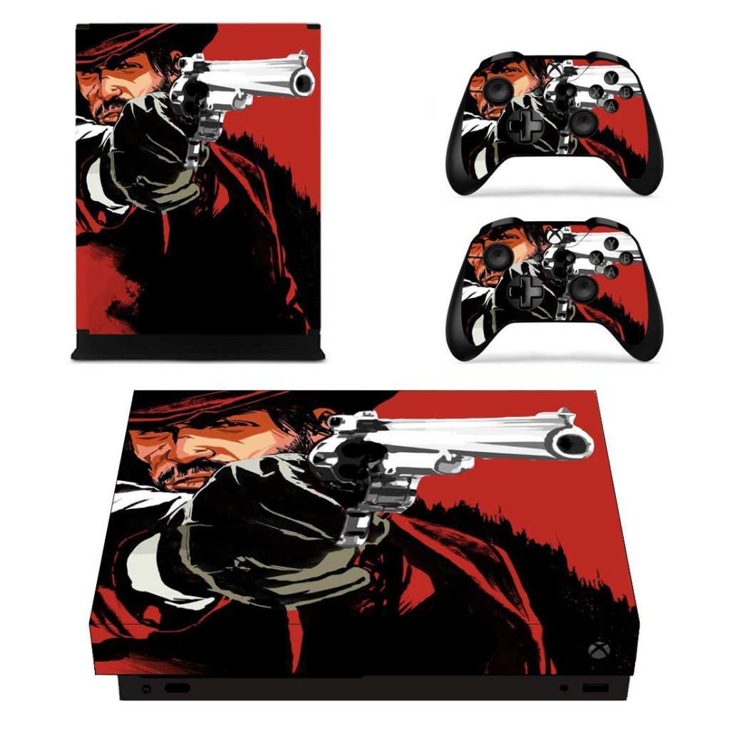 Red Dead Redemption 2 Skin Sticker Decal for Xbox One X Design 2 ...