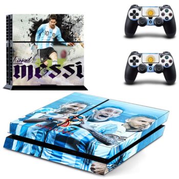 PlayStation 4 And Controllers Skin Sticker - White Lion - ConsoleSkins.co