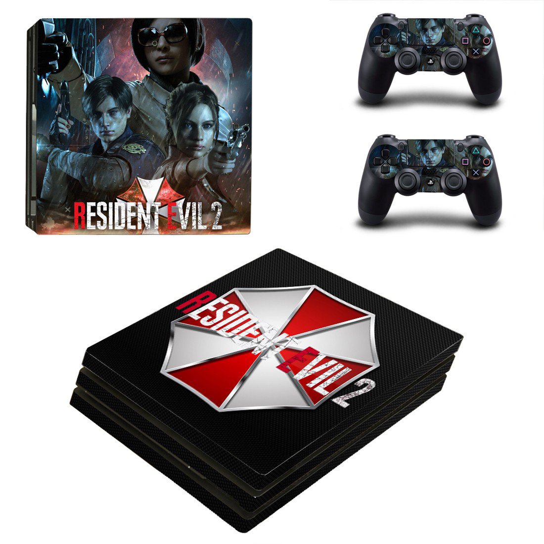 Controllers - Resident Evil 2 Decal Skin Sticker for PS4 Pro ...