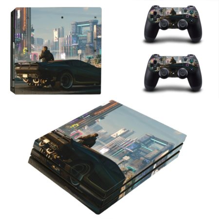 Cyberpunk 2077 Cover For PS4 Pro Design 1 - ConsoleSkins.co