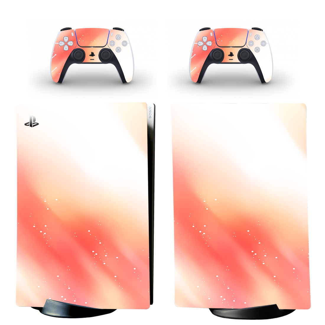 Wave Pattern Color Gradient Skin Sticker Decal For PS5 Digital Edition ...