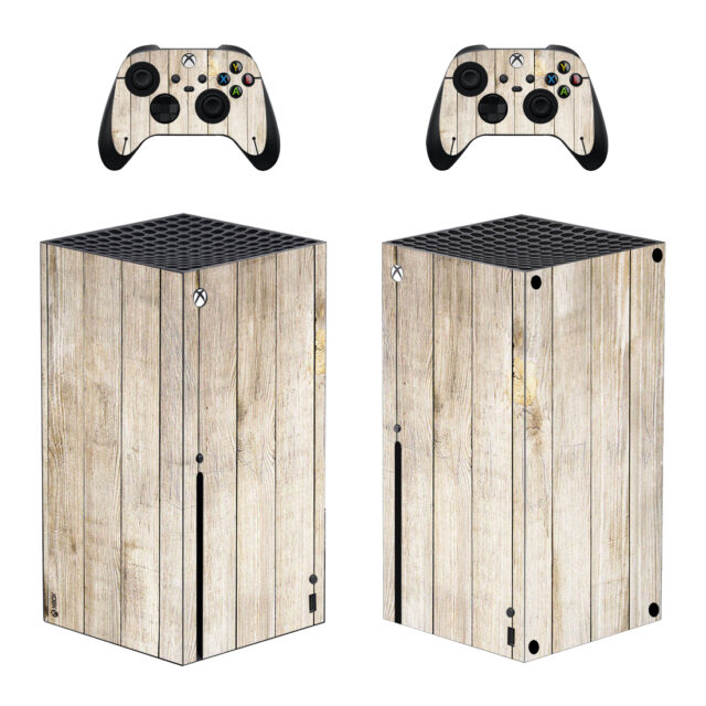 Solid Wood Xbox Series X Skin Sticker Decal - ConsoleSkins.co