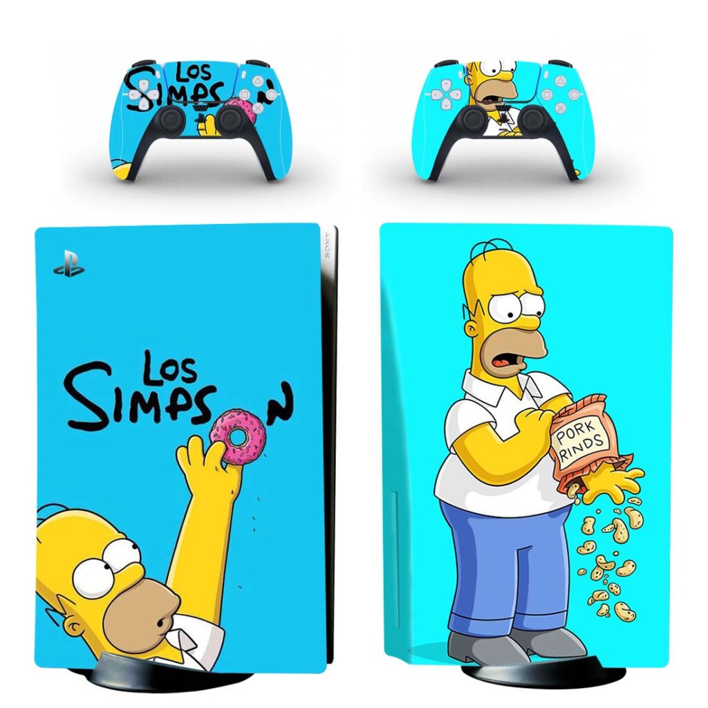 The Simpsons PS5 Skin Sticker Decal - ConsoleSkins.co