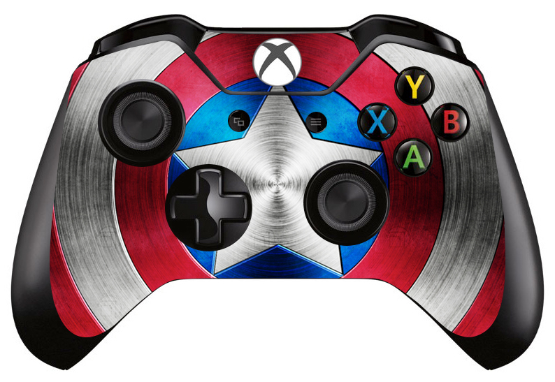 Captain America Xbox One Controller Skin Sticker Decal - ConsoleSkins.co
