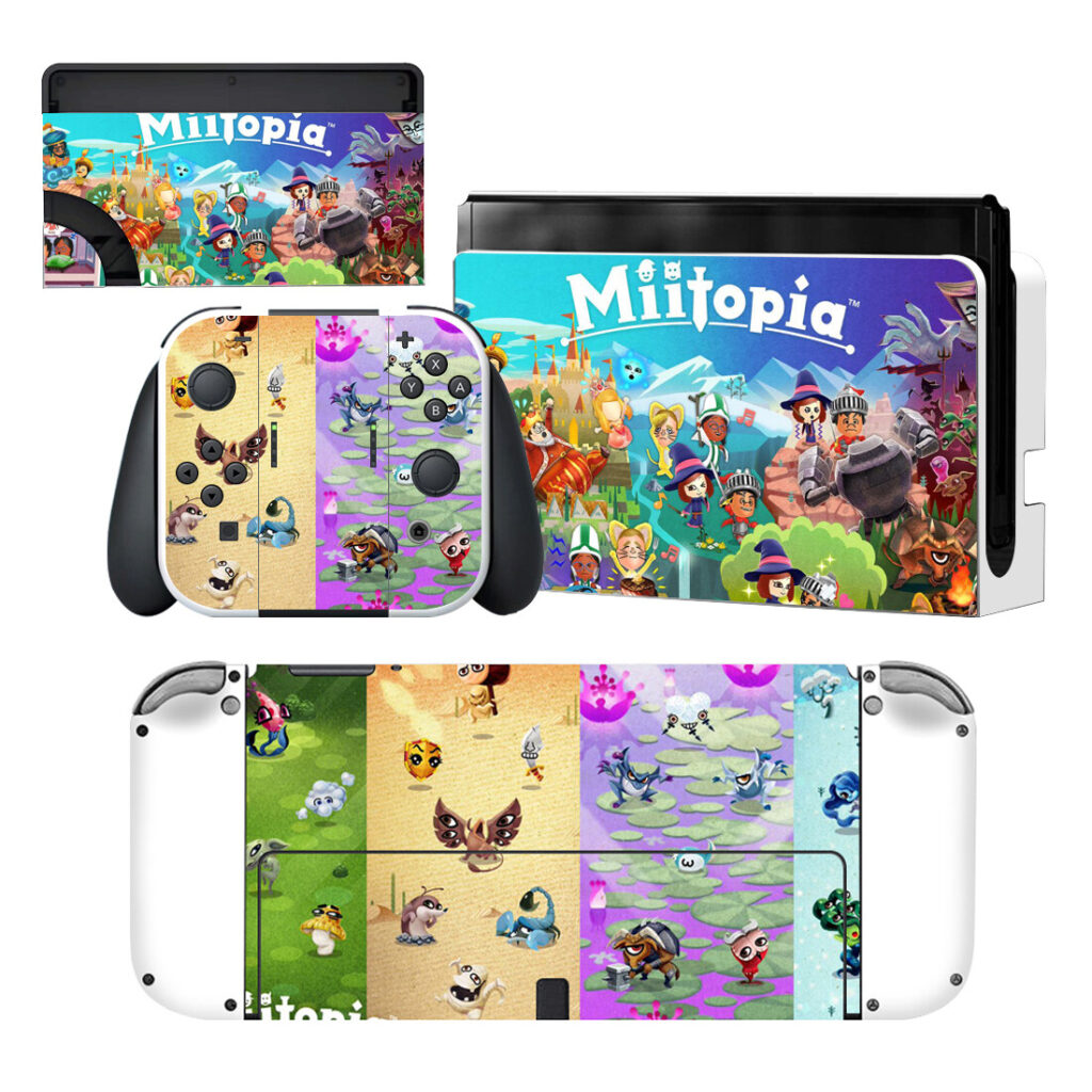 Miitopia Skin Sticker Decal For Nintendo Switch OLED & Joycons ...