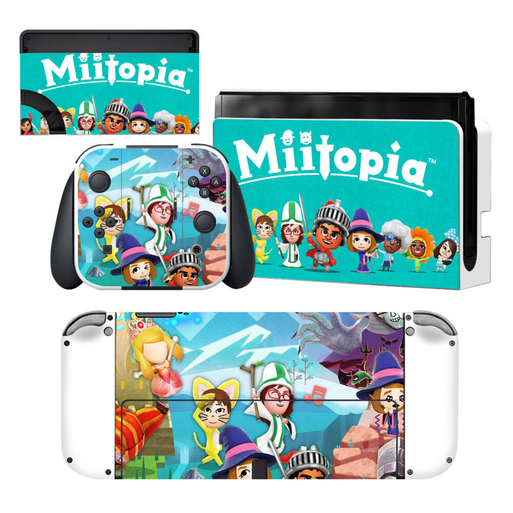 Miitopia Nintendo Switch OLED & Joycons Skin Sticker Decal ...
