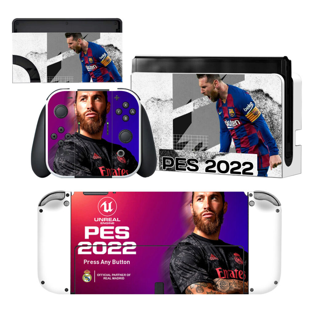 eFootball PES 2022 Game Skin Sticker Decal For Nintendo Switch OLED ...