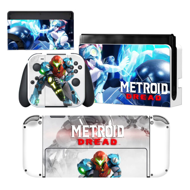 Metroid Dread Skin Sticker Decal For Nintendo Switch OLED & Joycons ...