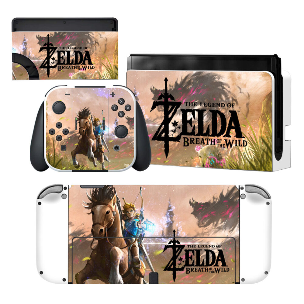 The Legend Of Zelda Breath Of The Wild Skin Sticker For Nintendo Switch ...