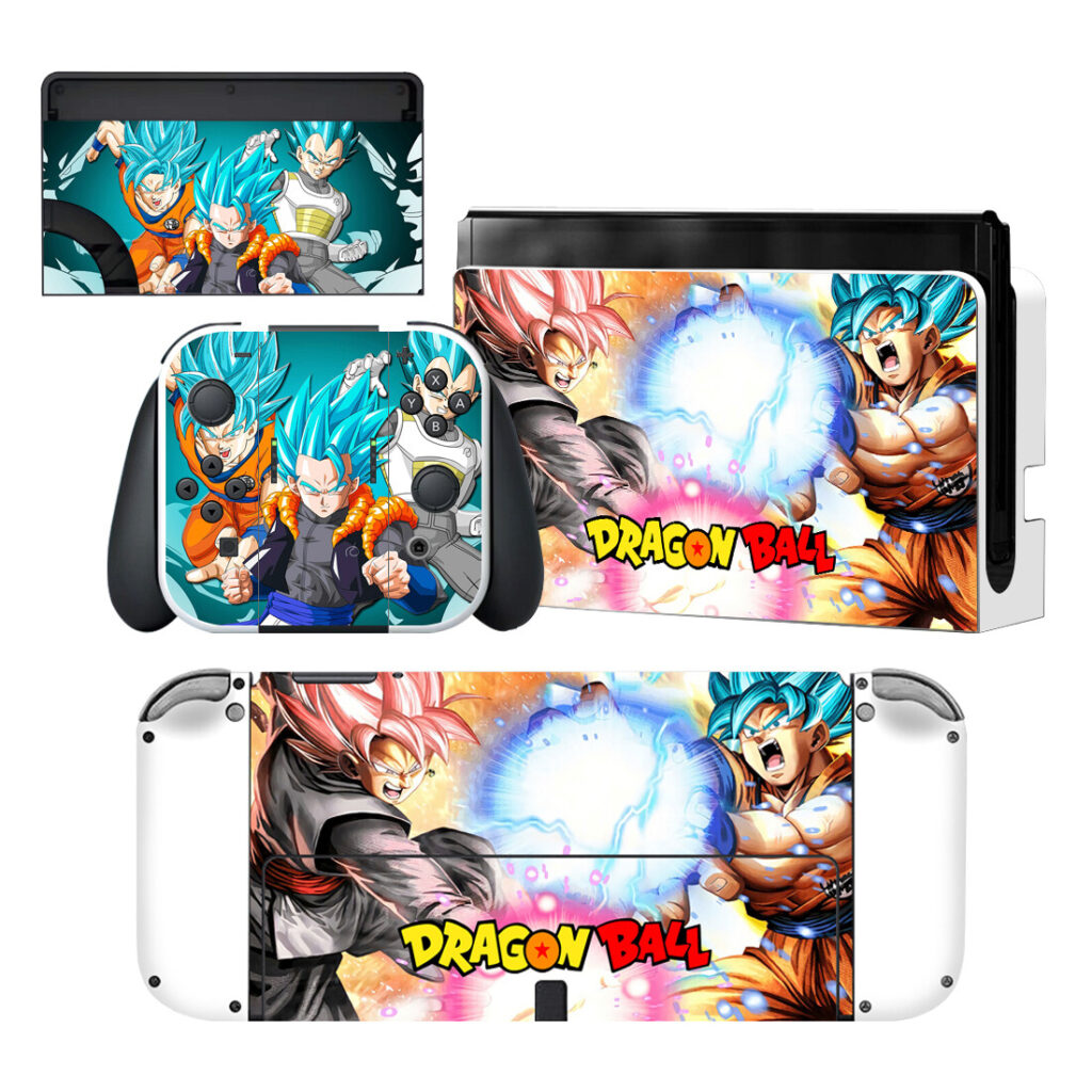 Anime Dragon Ball Goku Vs Goku Skin Sticker Decal For Nintendo Switch ...