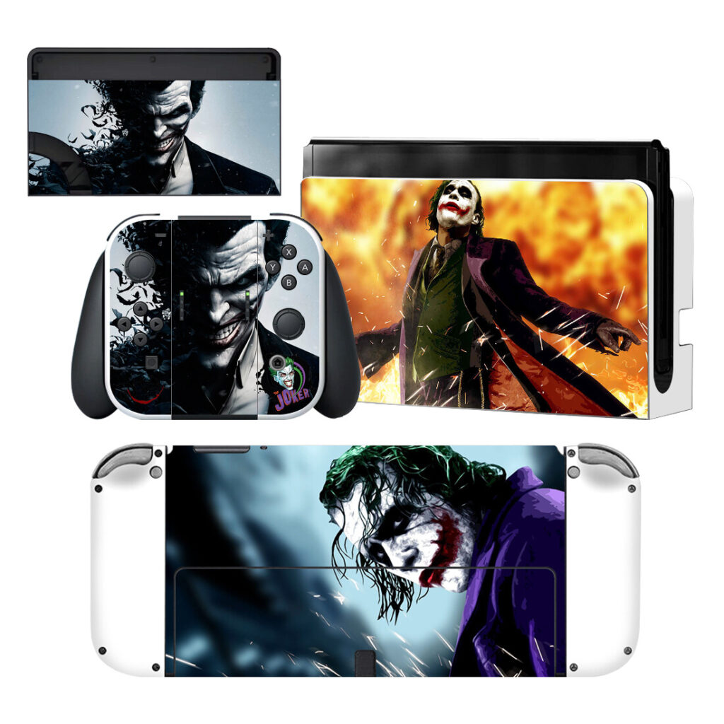 Joker Skin Sticker Decal For Nintendo Switch OLED & Joycons ...