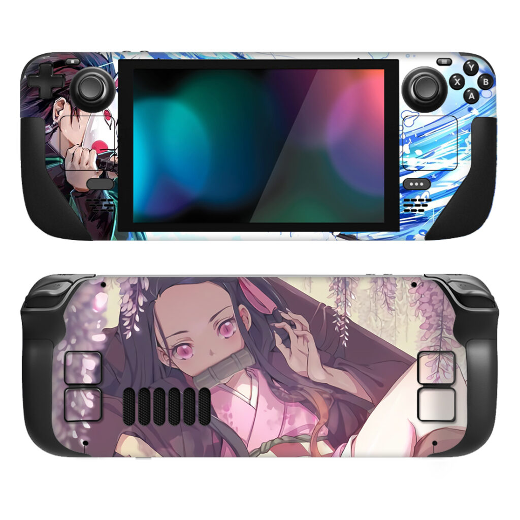 Demon Slayer Nezuko Kamado Skin Sticker Decal For Steam Deck ...
