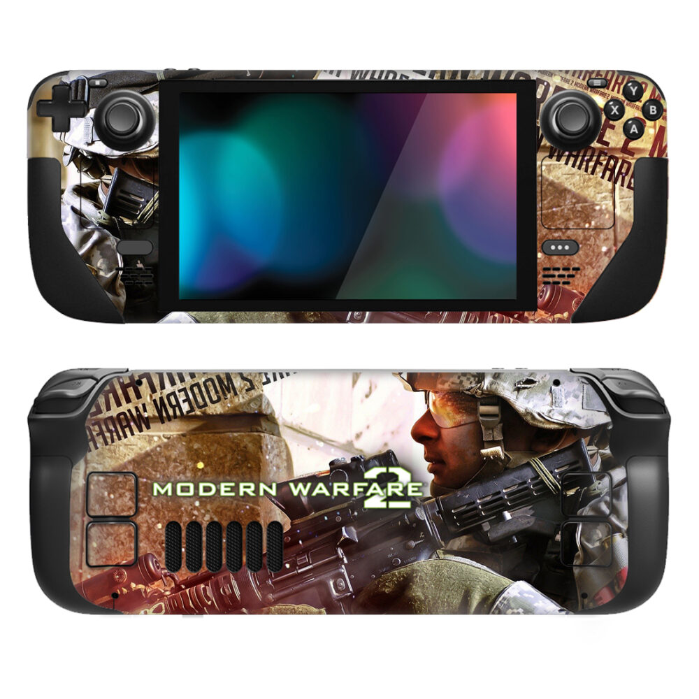 Modern Warfare 2 Skin Sticker Decal for Steam Deck - ConsoleSkins.co