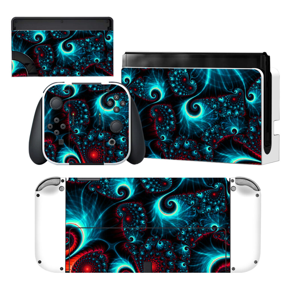 Really Cool Background Nintendo Switch OLED Skin Sticker Decal ...