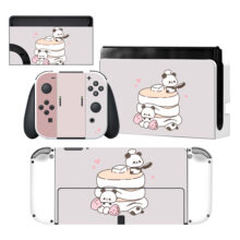 Cute Panda Nintendo Switch OLED Skin Sticker Decal - ConsoleSkins.co