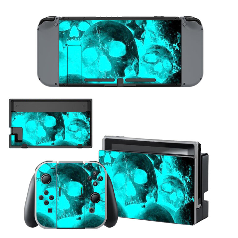 Skull Design Skin Sticker For Nintendo Switch - ConsoleSkins.co