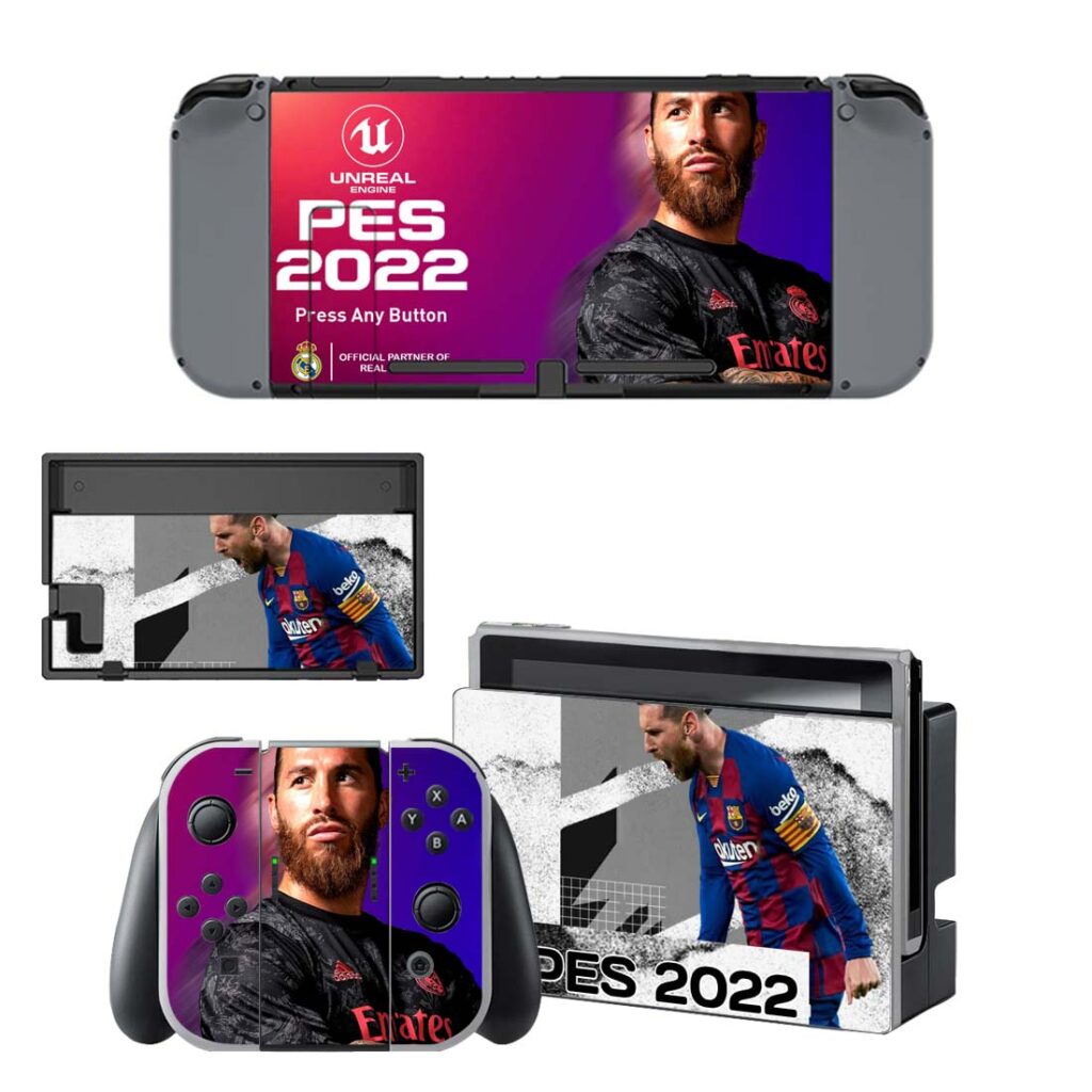 PES 2022 Nintendo Switch Skin Sticker Decal - ConsoleSkins.co