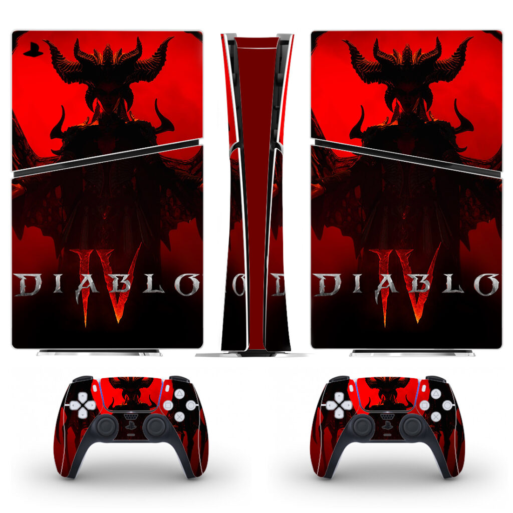 Diablo IV Game Skin Sticker Decal For PS5 Slim - ConsoleSkins.co