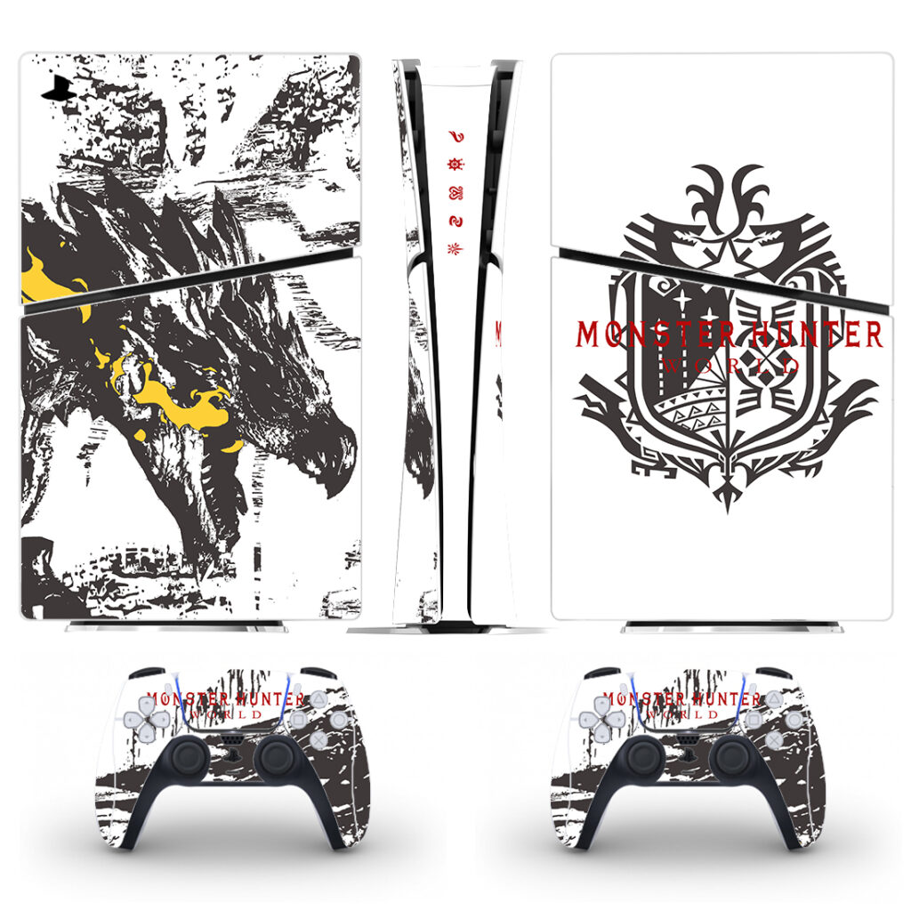 Monster Hunter World PS5 Slim Skin Sticker Decal - ConsoleSkins.co
