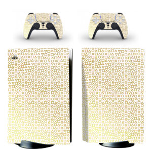 PlayStation Symbols Pattern PS5 Skin Sticker Decal - ConsoleSkins.co