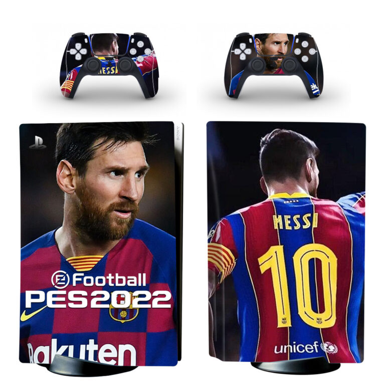 PES 2022 efootball PS5 Skin Sticker Design 1 - ConsoleSkins.co