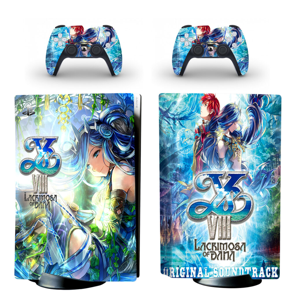 Ys VIII: Lacrimosa Of Dana Original Soundtrack PS5 Skin Sticker - ConsoleSkins.co