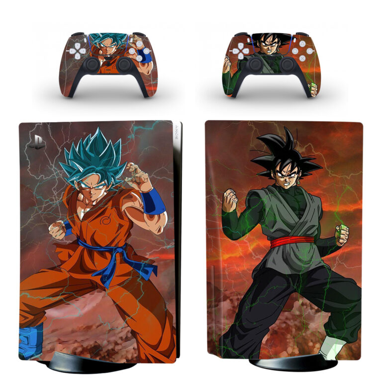 Dragon Ball Z PS5 Skin Sticker And Controllers - ConsoleSkins.co