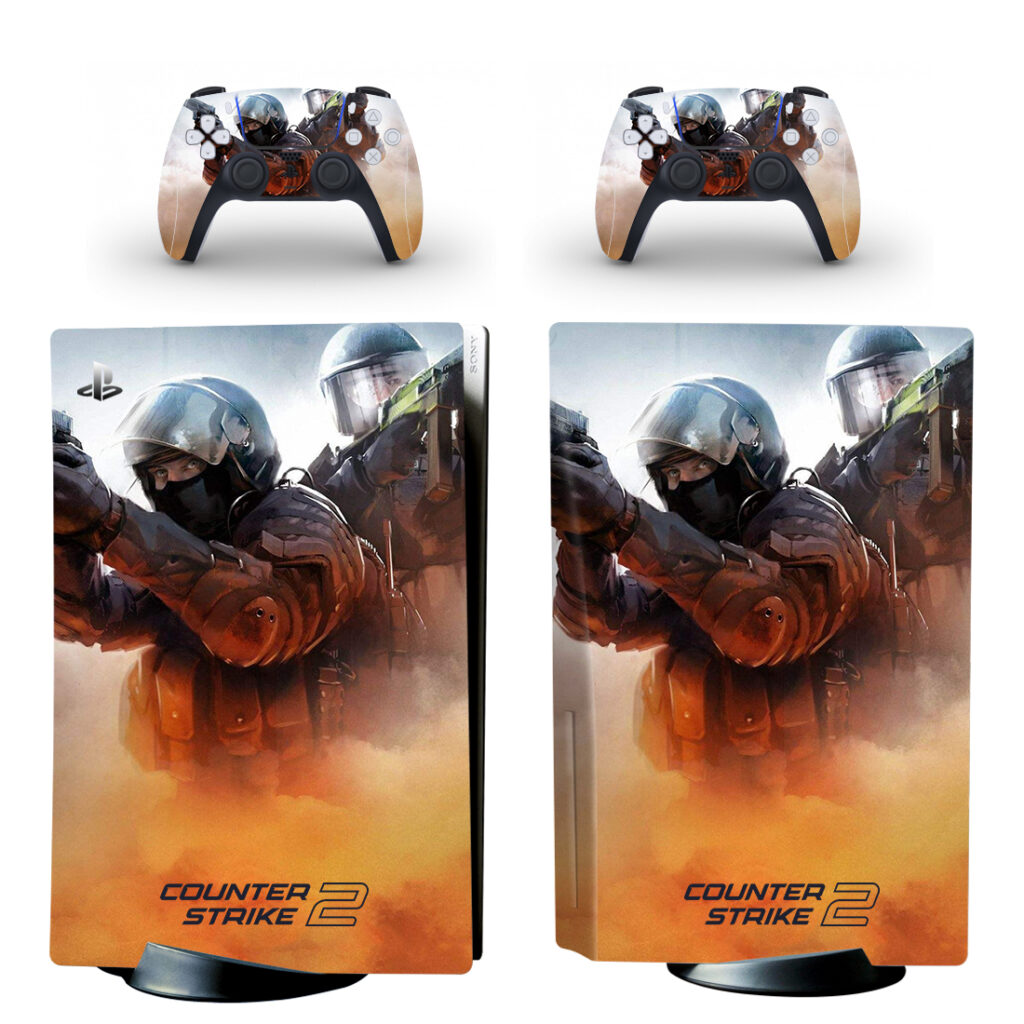 Counter-Strike 2 PS5 Skin Sticker Decal Design 1 - ConsoleSkins.co