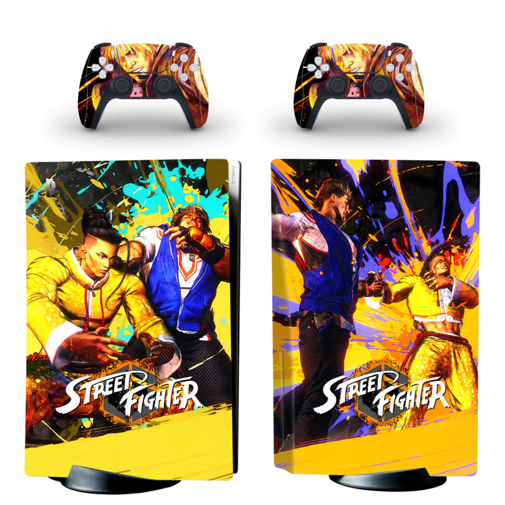 Street Fighter 6 PS5 Skin Sticker - ConsoleSkins.co