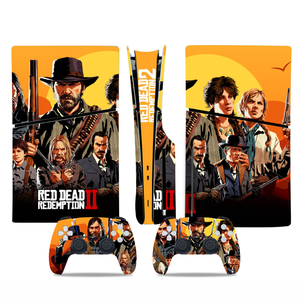 Red Dead Redemption 2 Skin Sticker For PS5 Slim Design 2 - ConsoleSkins.co