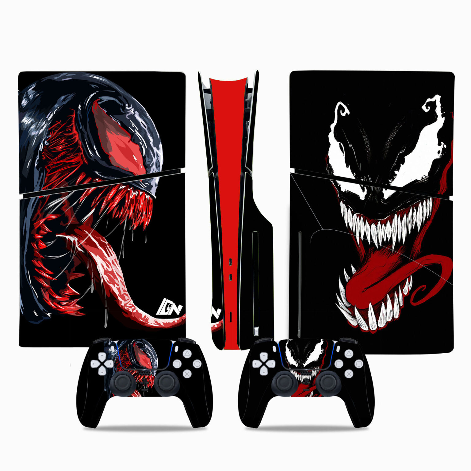 Venom Skin Sticker For PS5 Slim Design 2 - ConsoleSkins.co