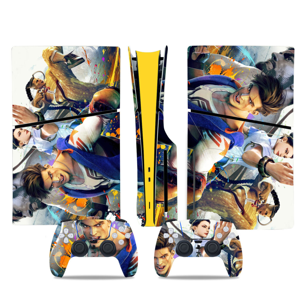 Street Fighter PS5 Slim Skin Sticker Cover Design 2 - ConsoleSkins.co