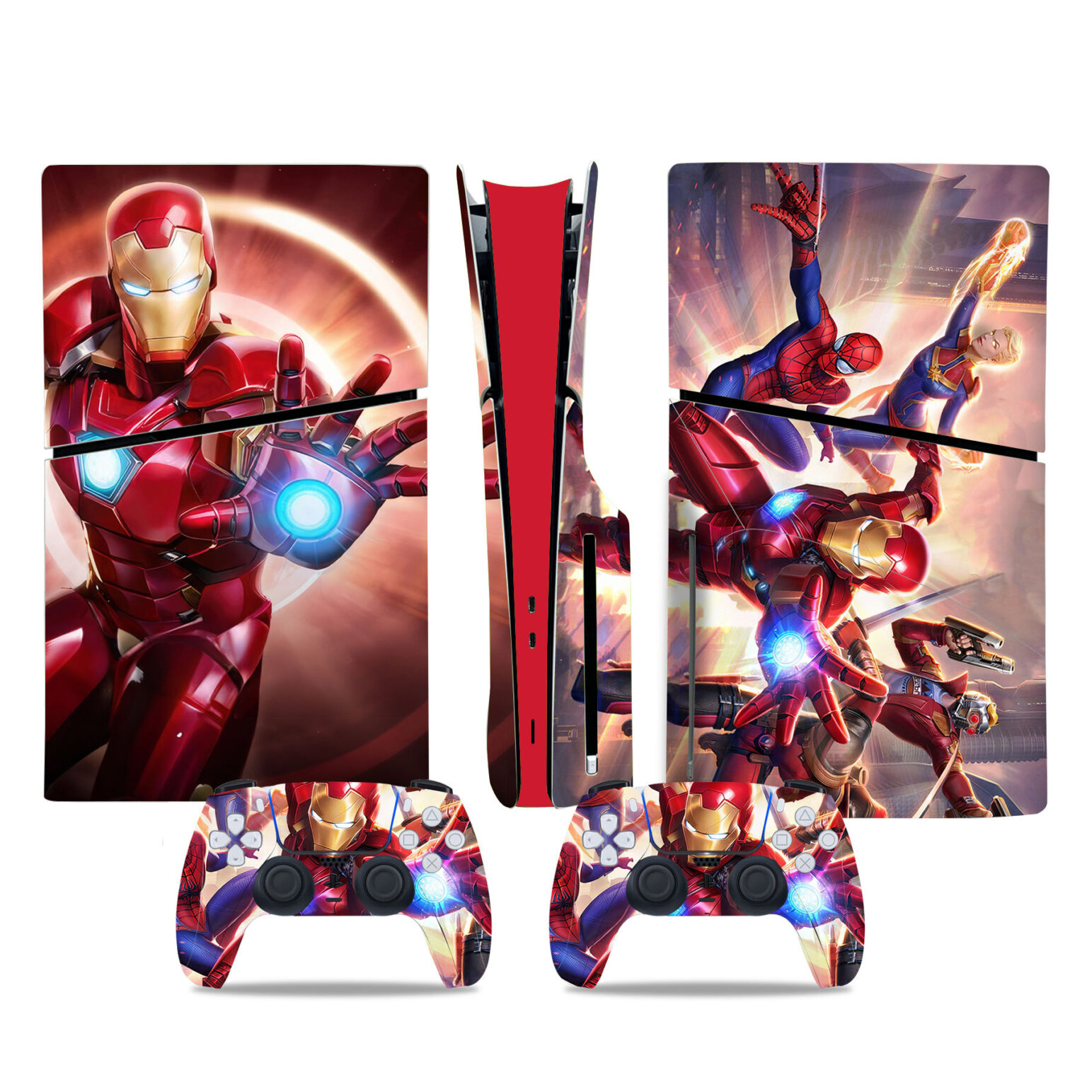 Ironman Skin Sticker For PS5 Slim - ConsoleSkins.co