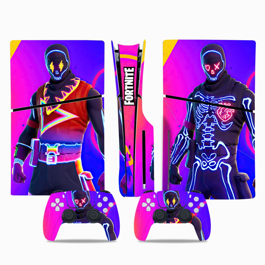 Fortnite Party Trooper PS5 Slim Skin Sticker Cover - ConsoleSkins.co