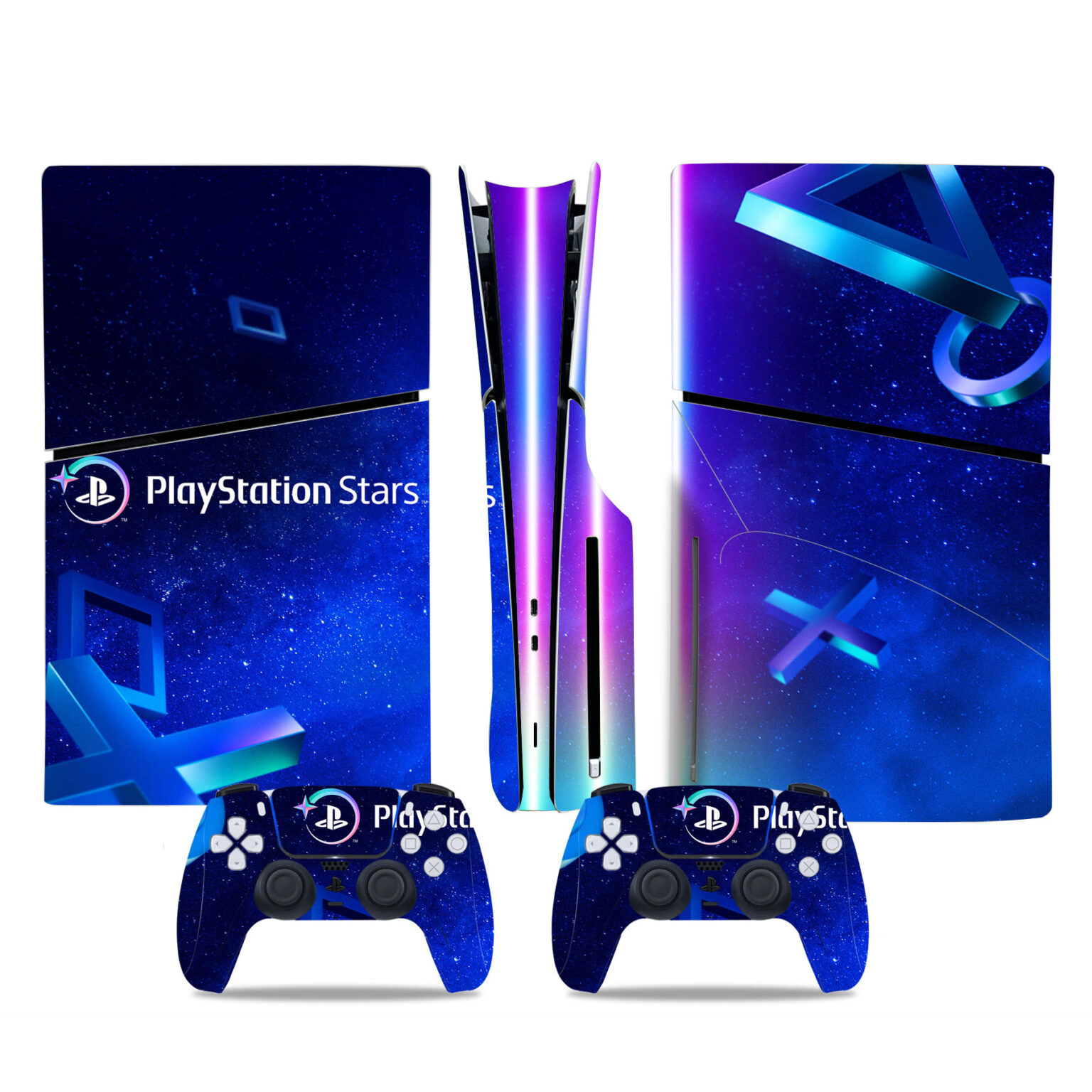 Playstation Stars Skin Sticker For PS5 Slim - ConsoleSkins.co