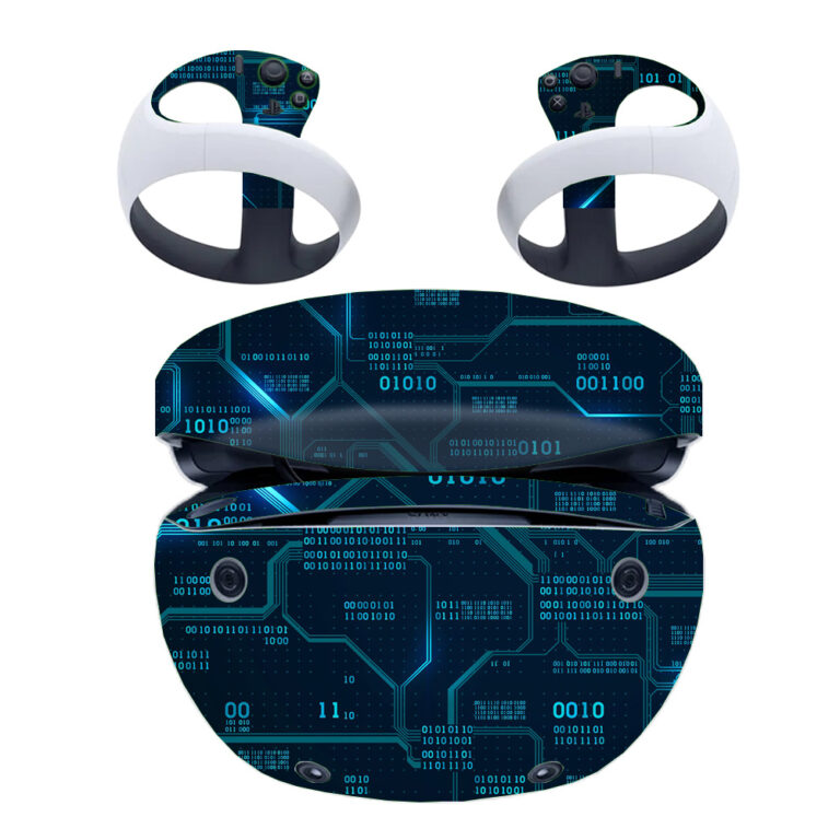 Binary Circuit Board PS VR2 Skin Sticker Decal - ConsoleSkins.co